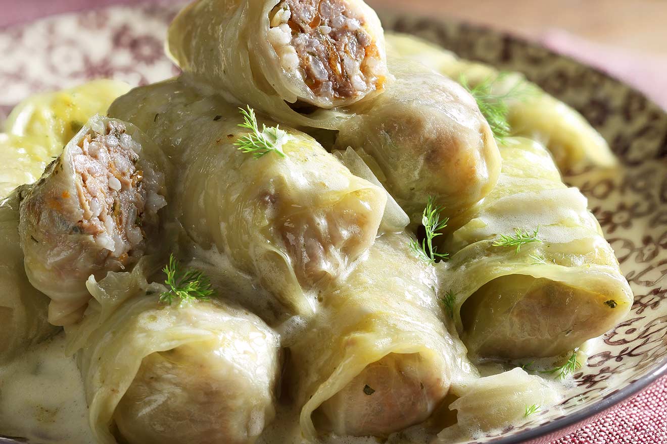 Recipe: Greek stuffed cabbage rolls - Argiro.gr - Argiro Barbarigou