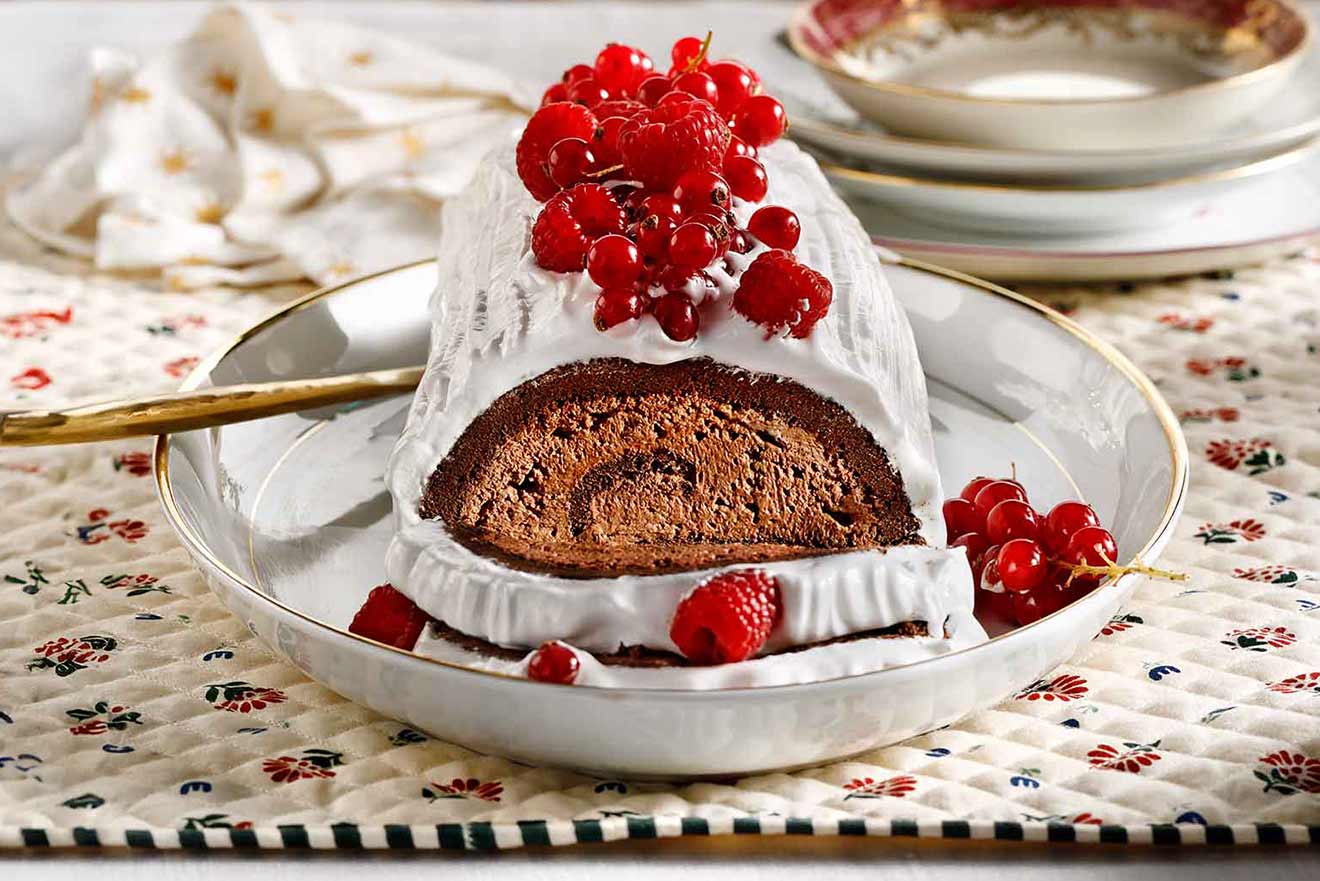 Recipe: Chocolate Christmas log cake - Argiro.gr - Argiro Barbarigou
