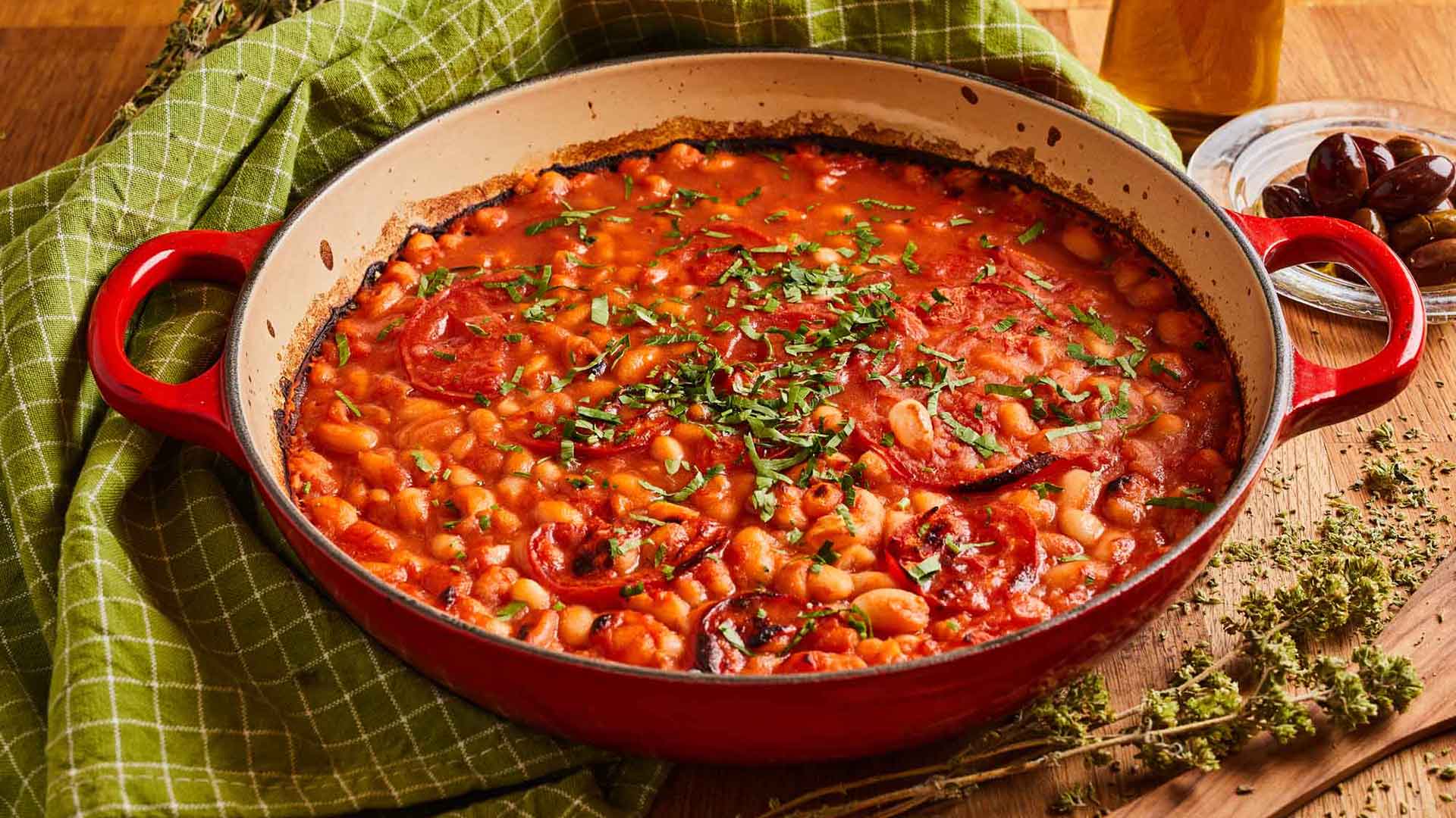 Φασολάδα στο φούρνο