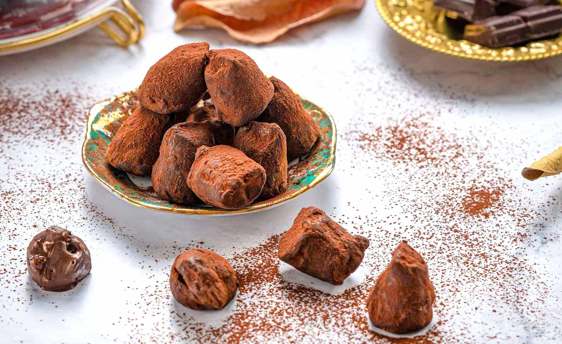 Τρούφες σοκολάτας