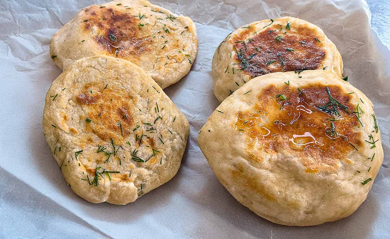 Recipe: Yogurt flatbread - Argiro.gr - Argiro Barbarigou