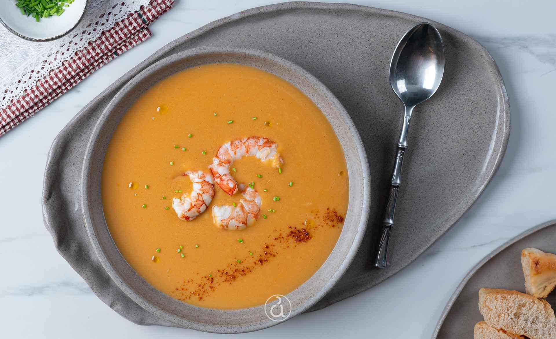 Συνταγή: Γαριδόσουπα - Argiro.gr - Argiro Barbarigou