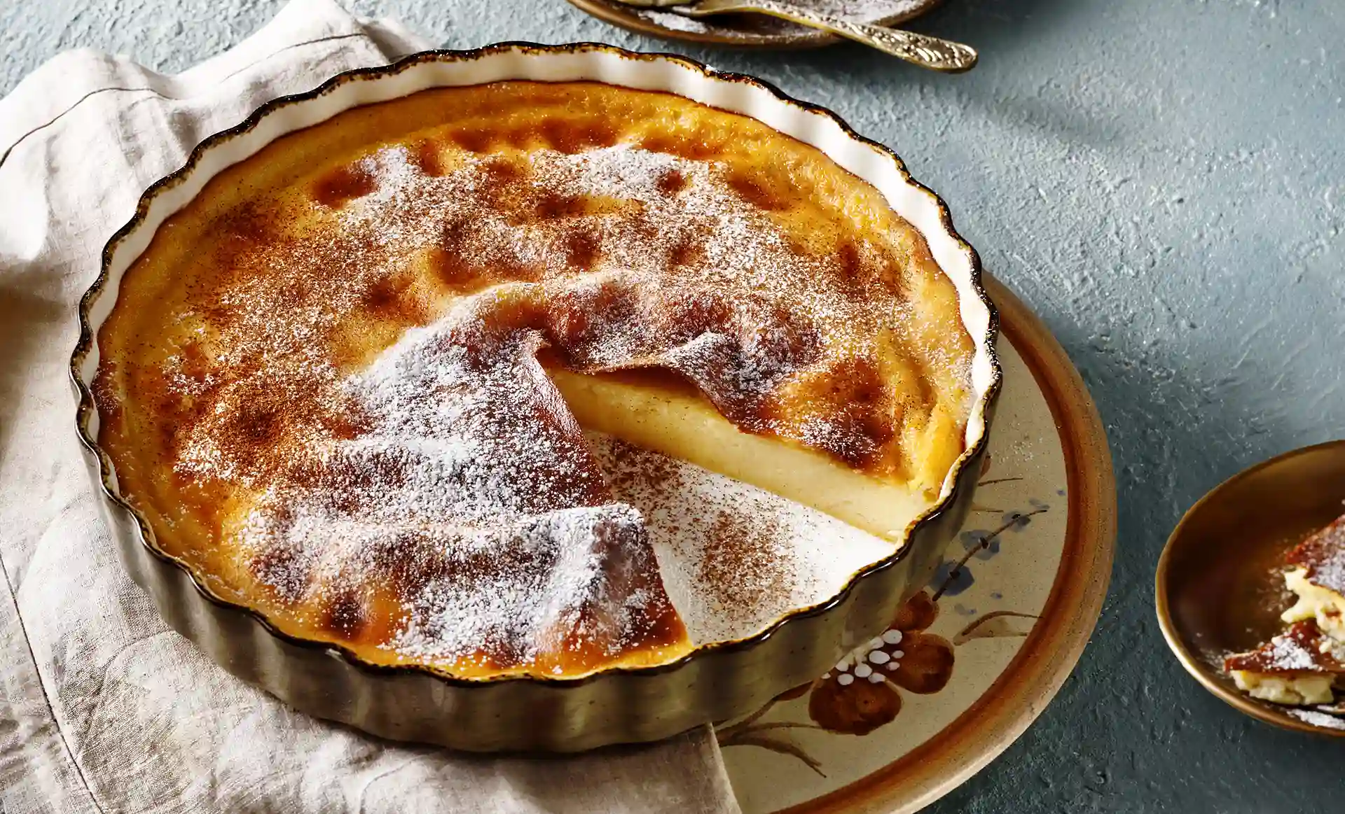 Argiro's galatopita (Greek milk pie)