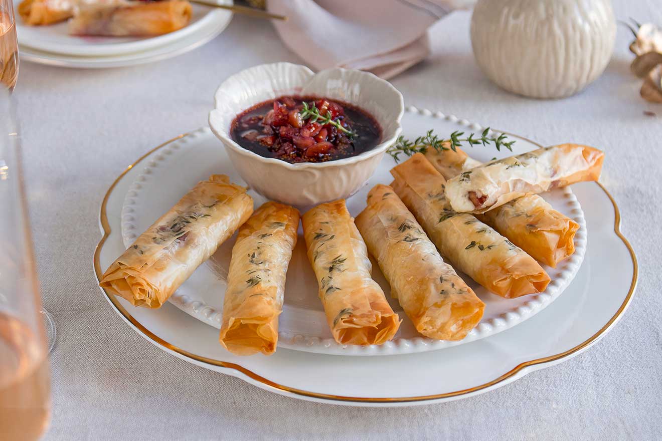 Συνταγή: Φλογέρες με κατσικίσιο τυρί - Argiro.gr - Argiro Barbarigou